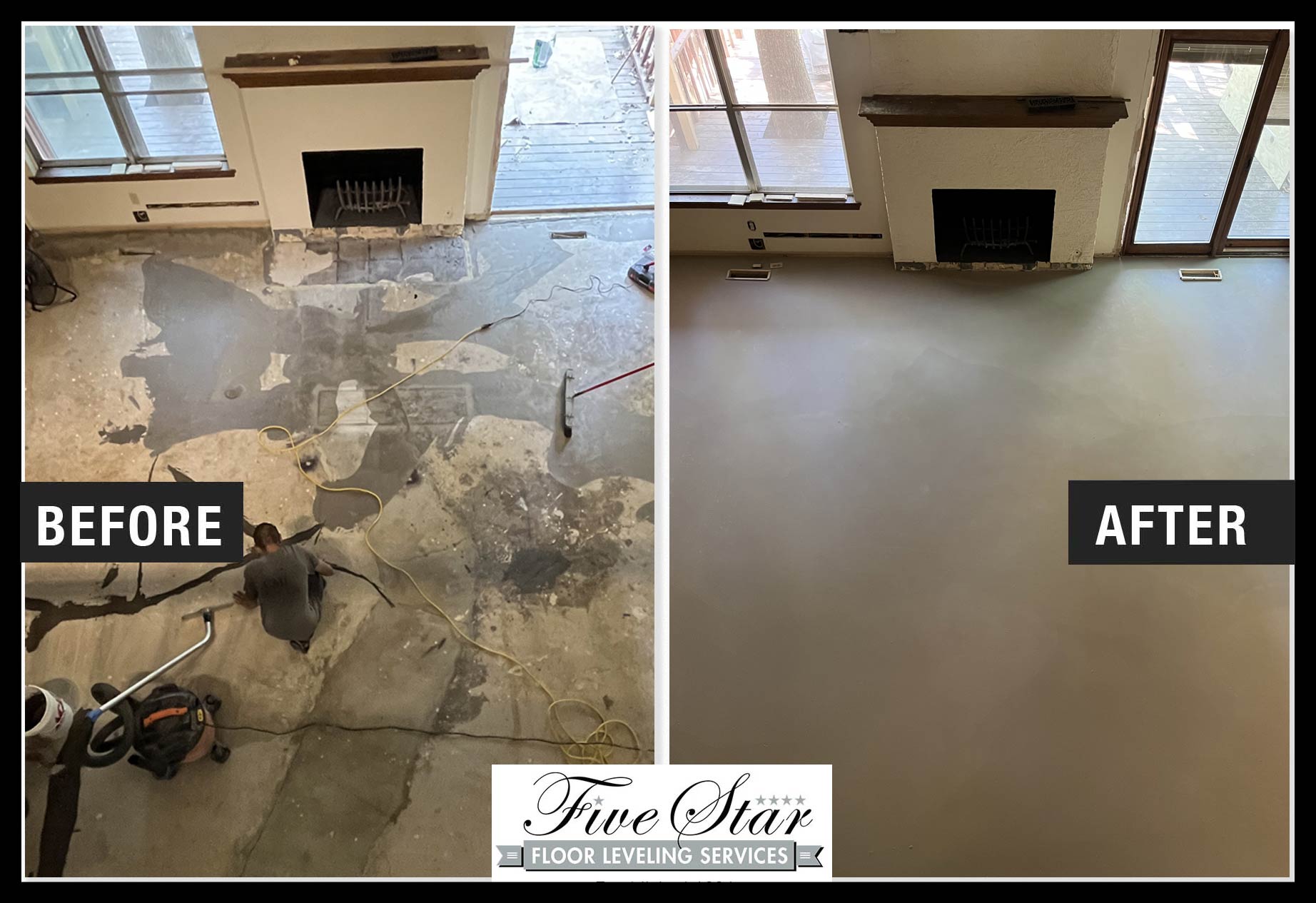Best Floor Leveling Company | Before & After Gallery | East Bay